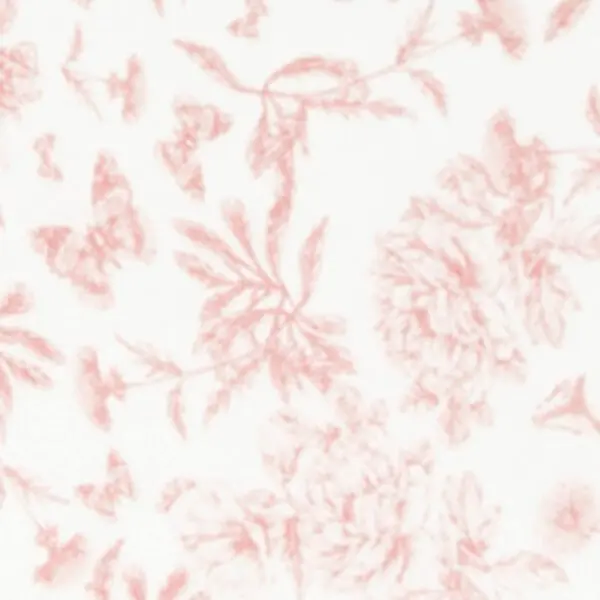 TARTINE ET CHOCOLAT Floral Print Reversible Bed Bumper