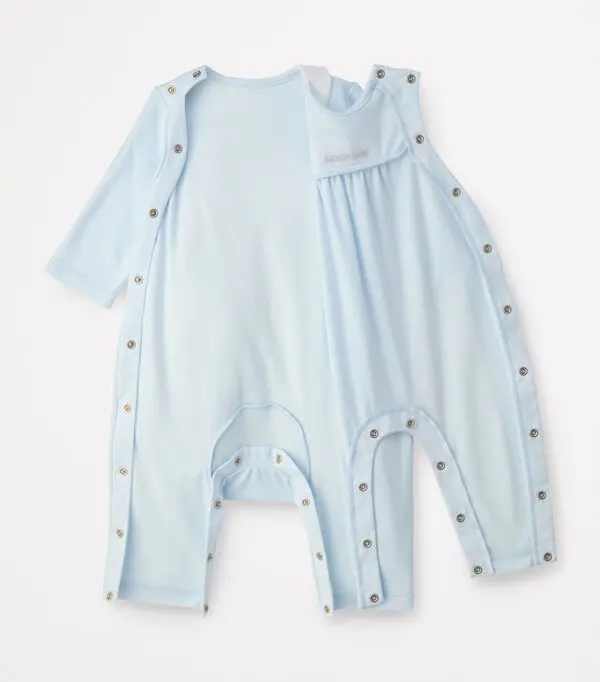 MIKI HOUSE Cotton Embroidered Playsuit