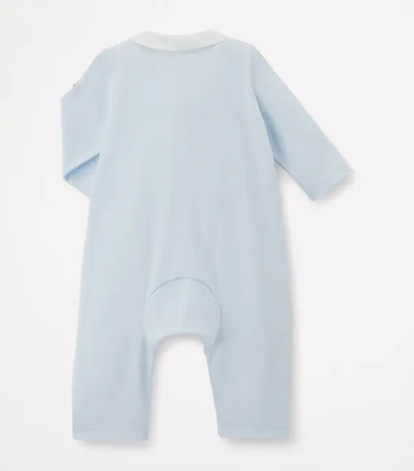 MIKI HOUSE Cotton Embroidered Playsuit