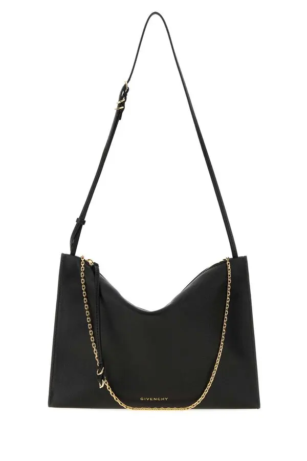 Givenchy Leather Voyou Shoulder Bag - Black