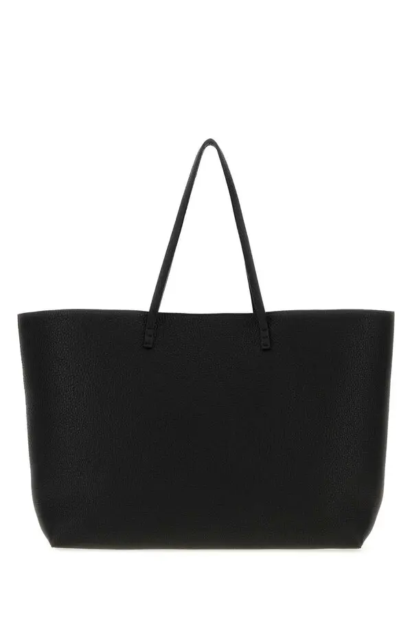 Fendi Leather Medium Roll Shopping Bag