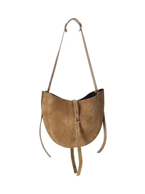 MINOBOSSI Suede Hobo Shoulder Bag