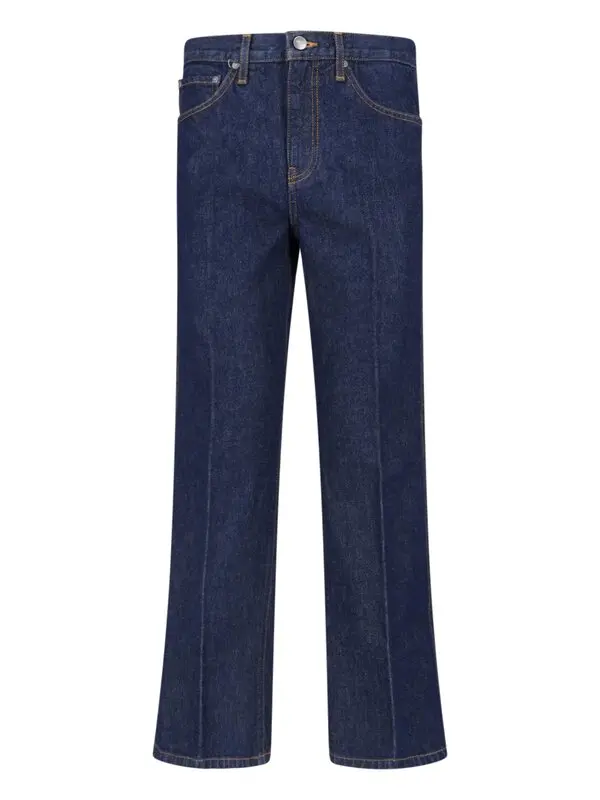 Khaite High-rise Straight-leg Jeans