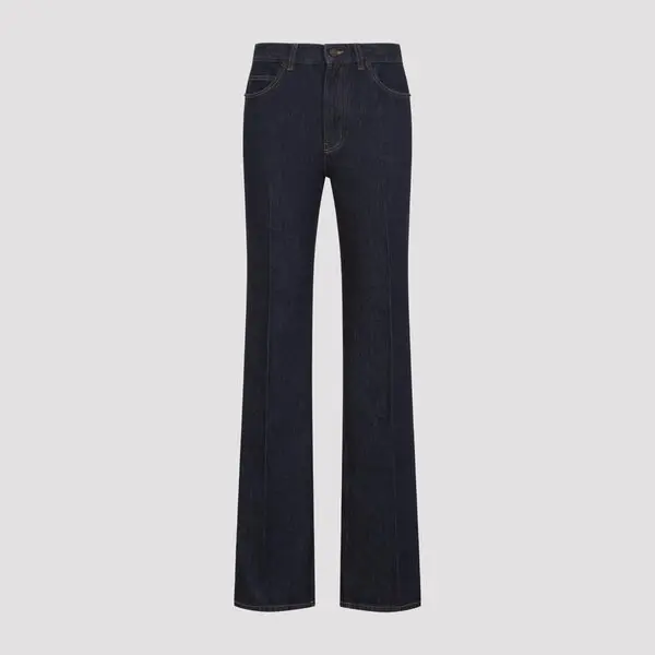 Saint Laurent Vintage-inspired Eagle Jeans In Cotton