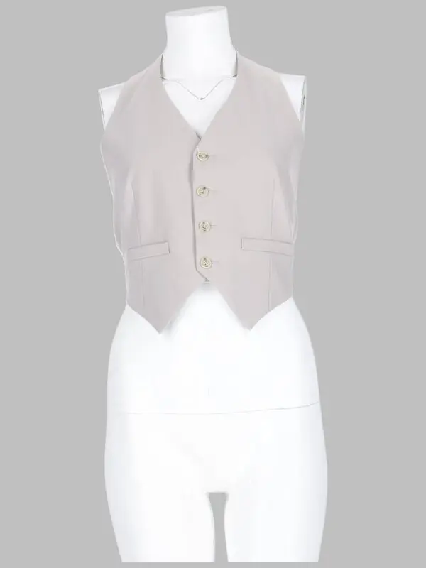 MAISON MARGIELA Tailored Button-front Vest - Grey