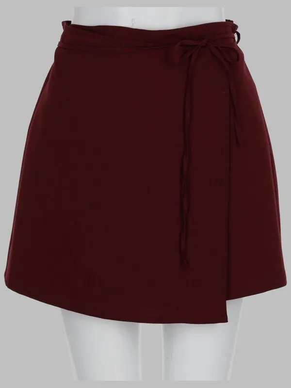 ALYSI Wrap Mini Skirt