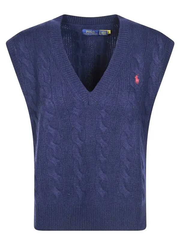 Polo Ralph Lauren V-neck Cable Knit Vest
