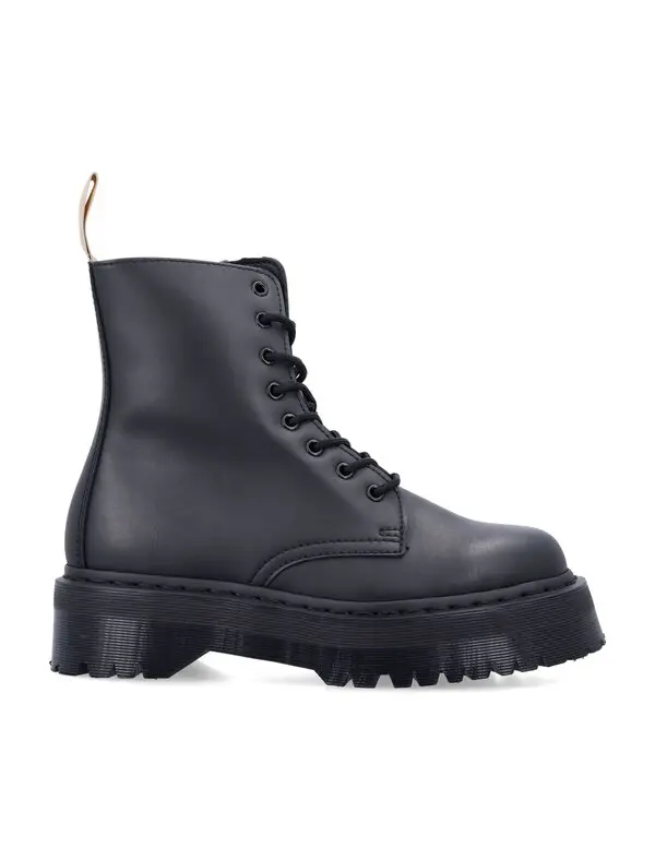 Dr. Martens Platform Lace-up Combat Boots - Nero