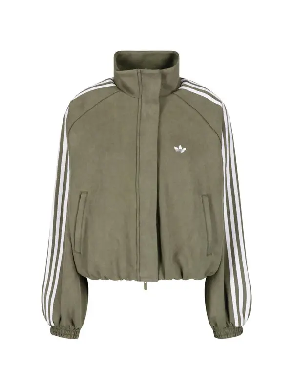 Adidas Cropped Track Jacket - Green