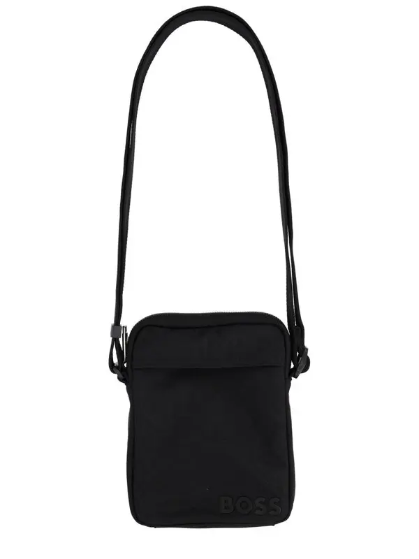 BOSS Compact Crossbody Bag - Black