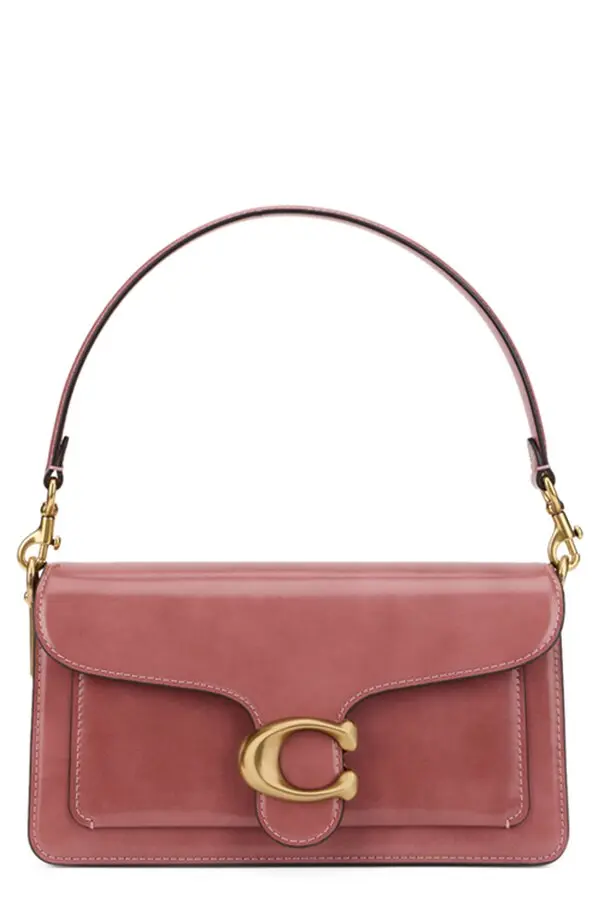 COACH Tabby Mini Shoulder Handbag In Calfskin Leather - Pink
