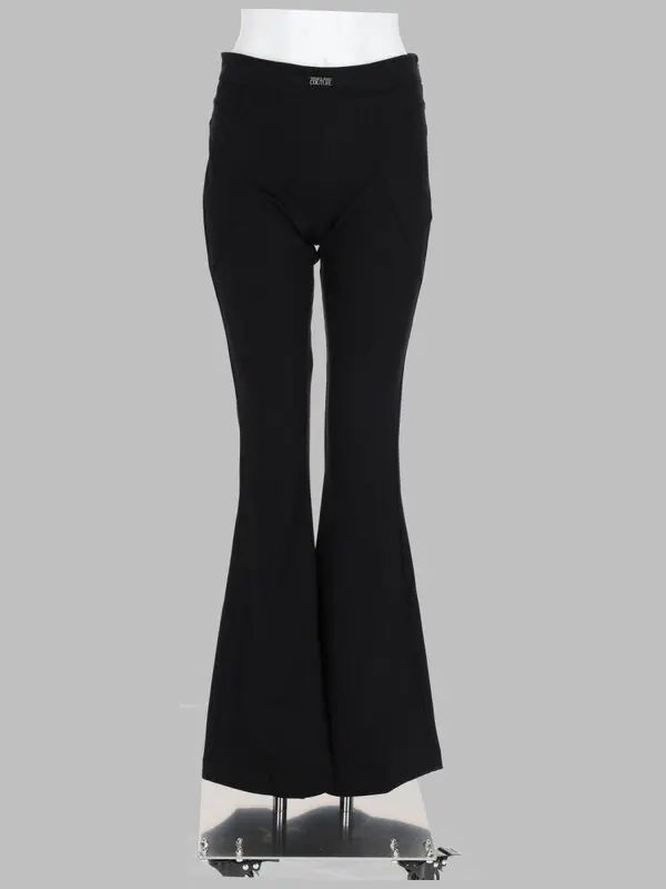Versace High-waisted Flared Stretch Trousers