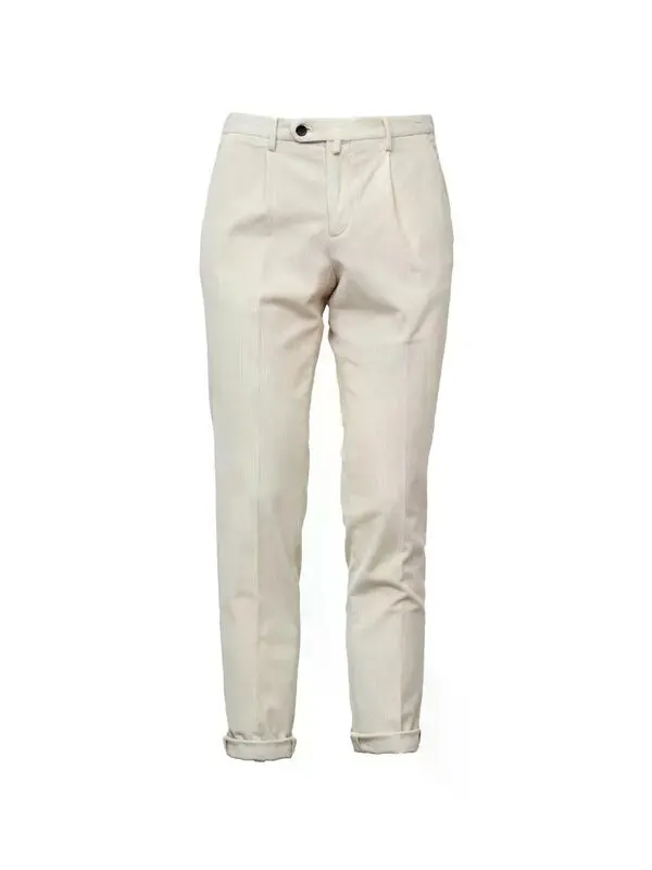BRIGLIA 1949 Pleated Corduroy Trousers