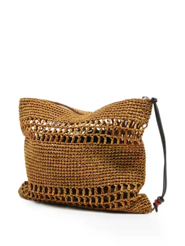 Bimba Y Lola Medium Raffia-effect Handbag