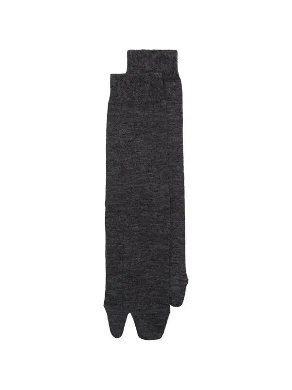 MAISON MARGIELA Wool-blend Ribbed Socks