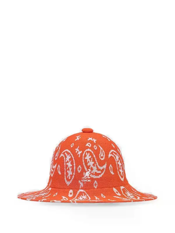 KANGOL Paisley-pattern Bucket Hat - Orange