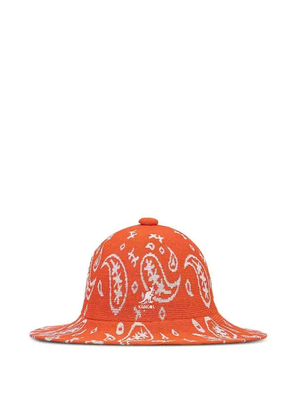KANGOL Paisley Pattern Bucket Hat - Orange