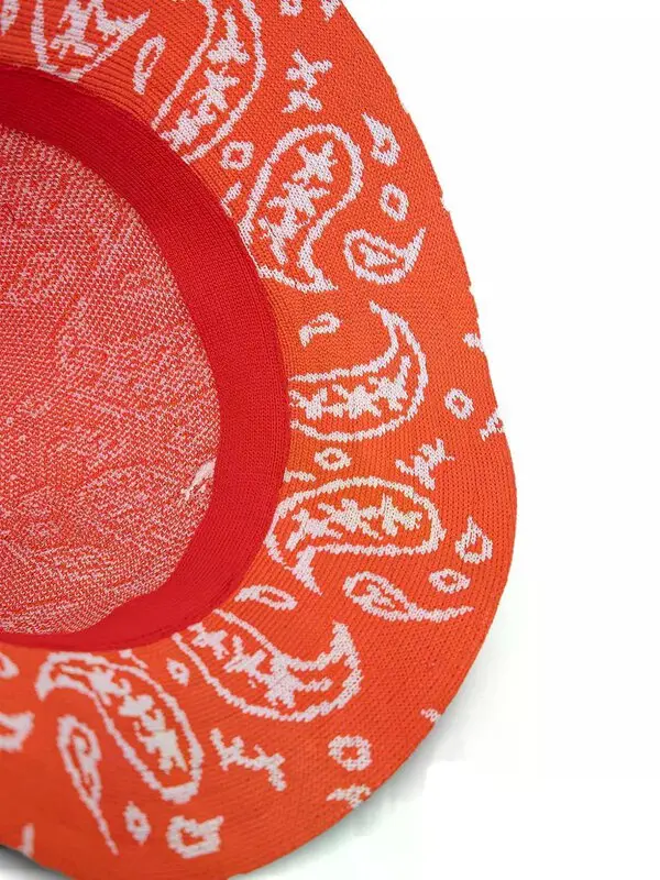 KANGOL Paisley Pattern Bucket Hat - Orange