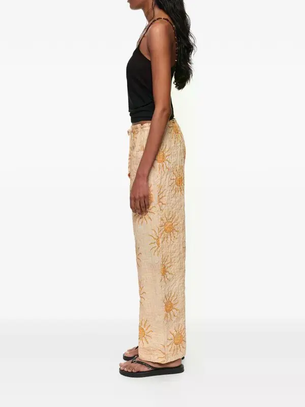 Bimba Y Lola Textured Cotton Jogger Trousers