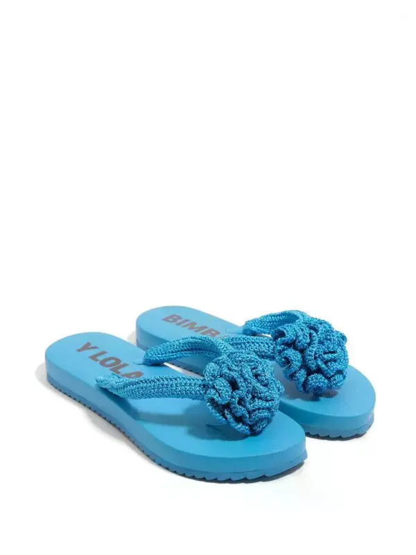 Bimba Y Lola Crochet Flower Flip-flops