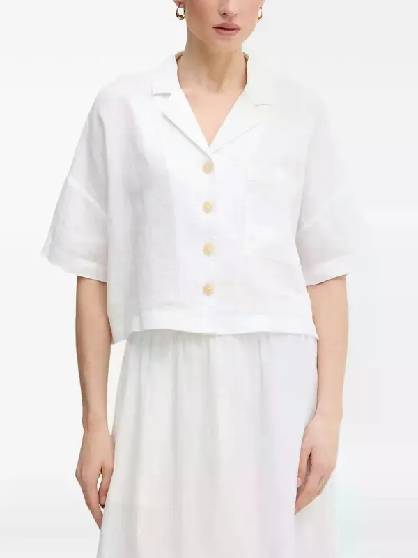 Dkny Patch Pocket Shirt - White