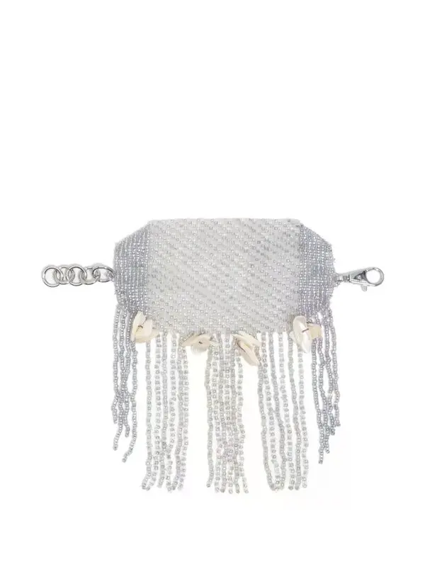 Bimba Y Lola Mother-of-pearl Tassel Bracelet - Silver
