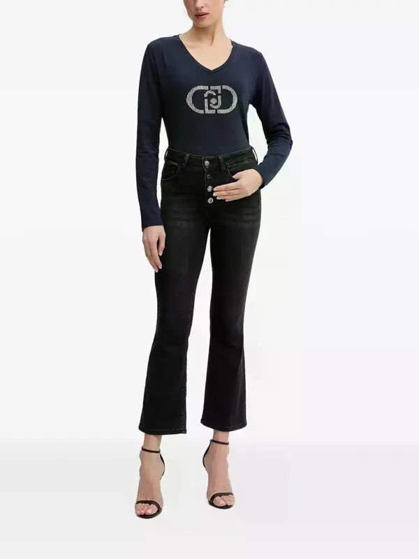 Liu Jo Embellishment V-neck Top
