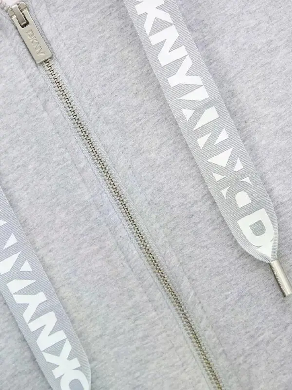 Dkny Hooded Zip-up Top