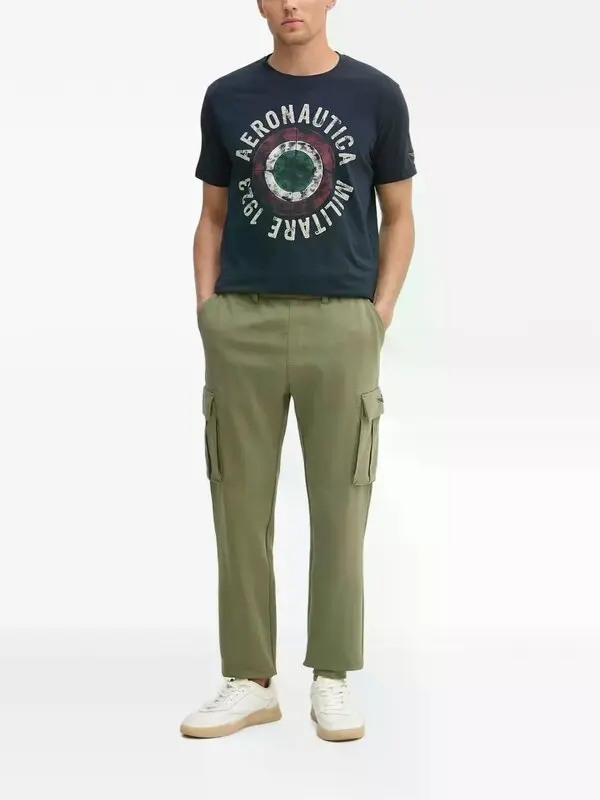 AERONAUTICA MILITARE Drawstring-waist Track Pants