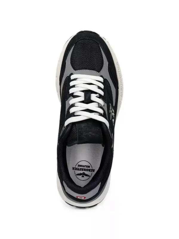 AERONAUTICA MILITARE Embroidered Logo Sneakers