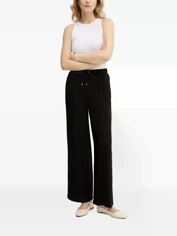 Dkny Drawstring Wide-leg Trousers