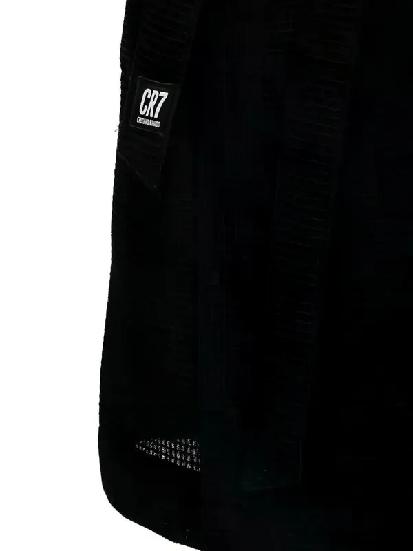 CR7 CRISTIANO RONALDO Waffle-knit Belted Dressing Gown