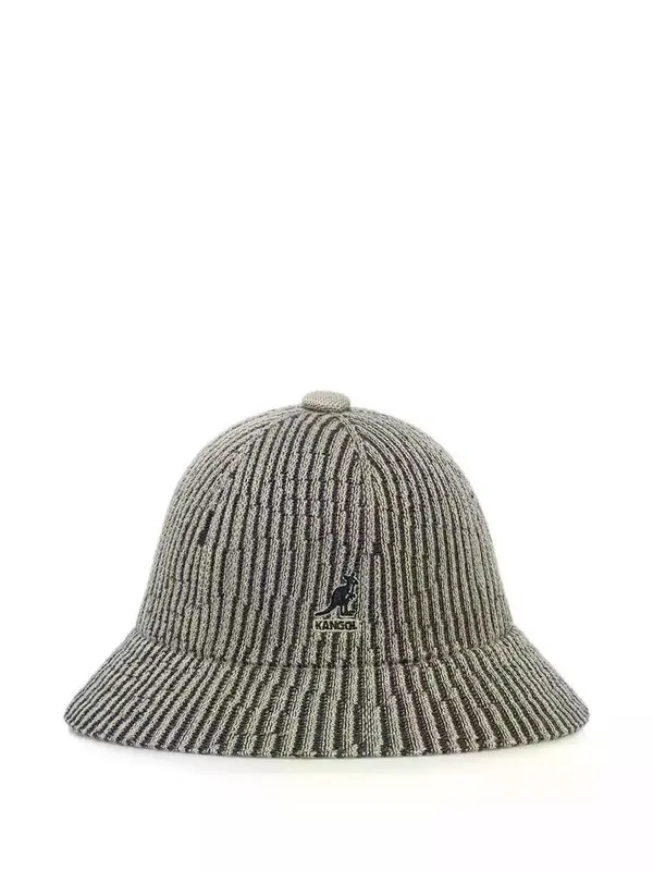 KANGOL Logo-appliqué Striped Bucket Hat