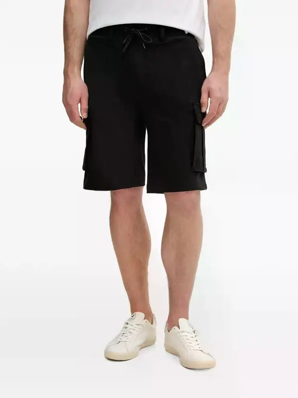 AERONAUTICA MILITARE Logo-embroidered Cargo Shorts