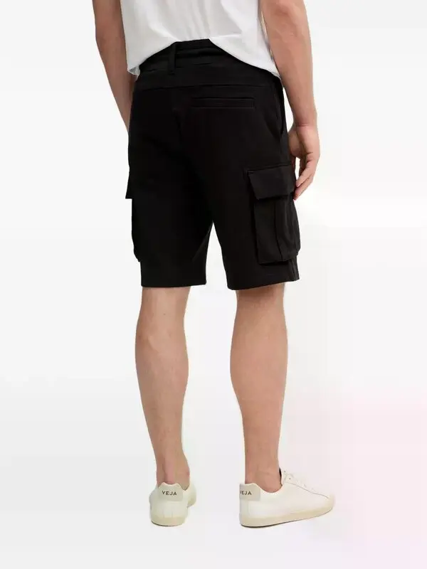 AERONAUTICA MILITARE Logo-embroidered Cargo Shorts