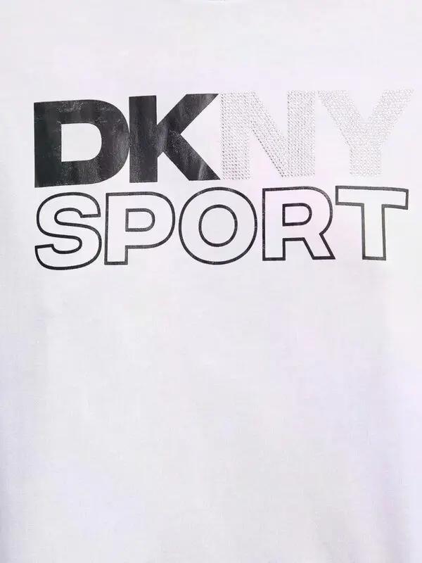 Dkny Long-sleeve Cropped T-shirt