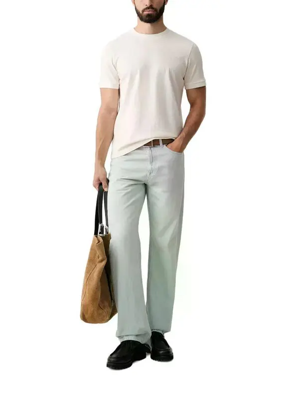 JOOP! Check-pattern Logo-embroidered T-shirt