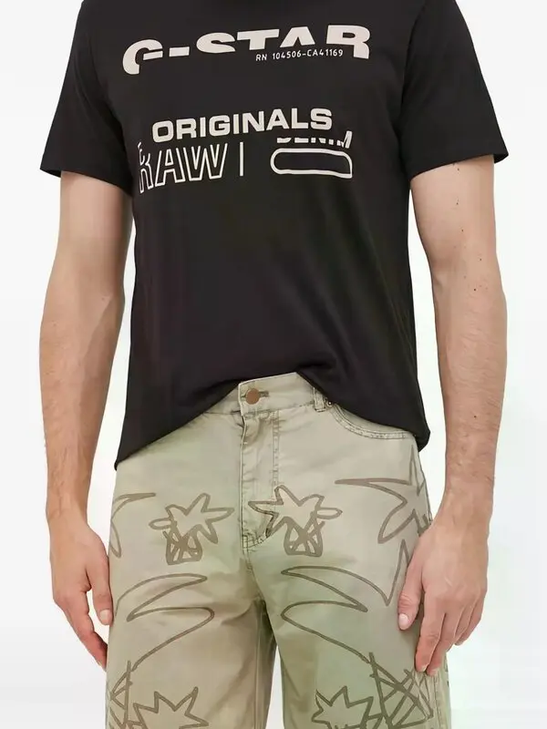 Desigual Graphic Print Shorts