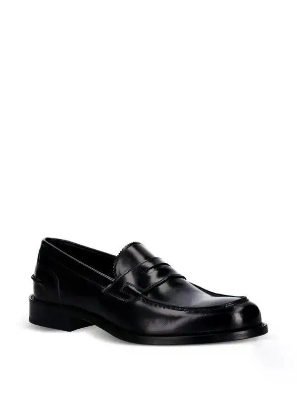 BALDININI Leather Penny Loafers
