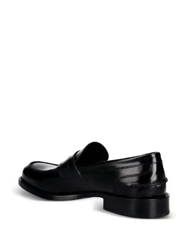 BALDININI Leather Penny Loafers