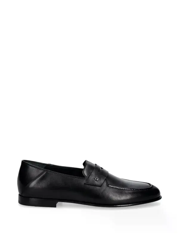 BALDININI Penny Strap Almond Toe Loafers