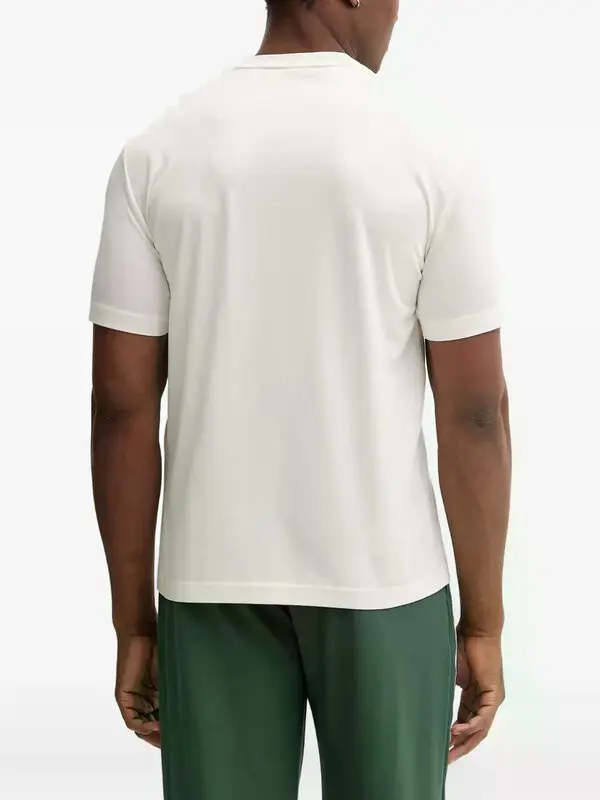 EA7 Logo-patch Panelled T-shirt