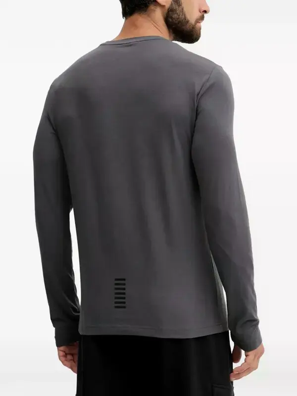 EA7 Logo-print Long-sleeved T-shirt