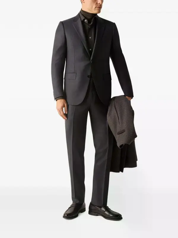 Zegna Dark Trofeo Selection Wool Suit