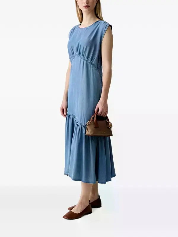 Dkny Ruffled Midi Dress