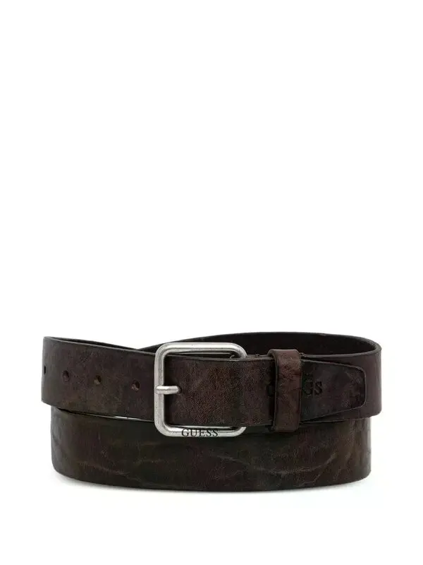 Guess Distressed-effect Leather Belt
