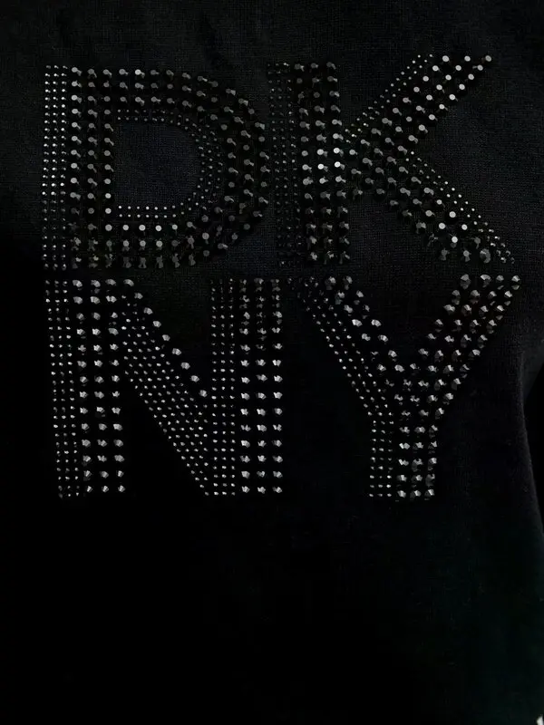Dkny Embellished Knitted Jumper
