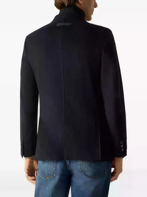 Zegna Oasi Cashmere Jacket With Detachable Bib