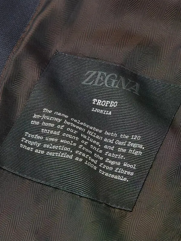 Zegna Dark- Trofeo 120mila Wool Suit