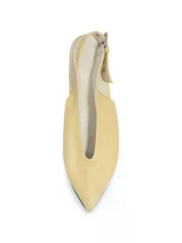 Bimba Y Lola Leather Slingback Ballerina